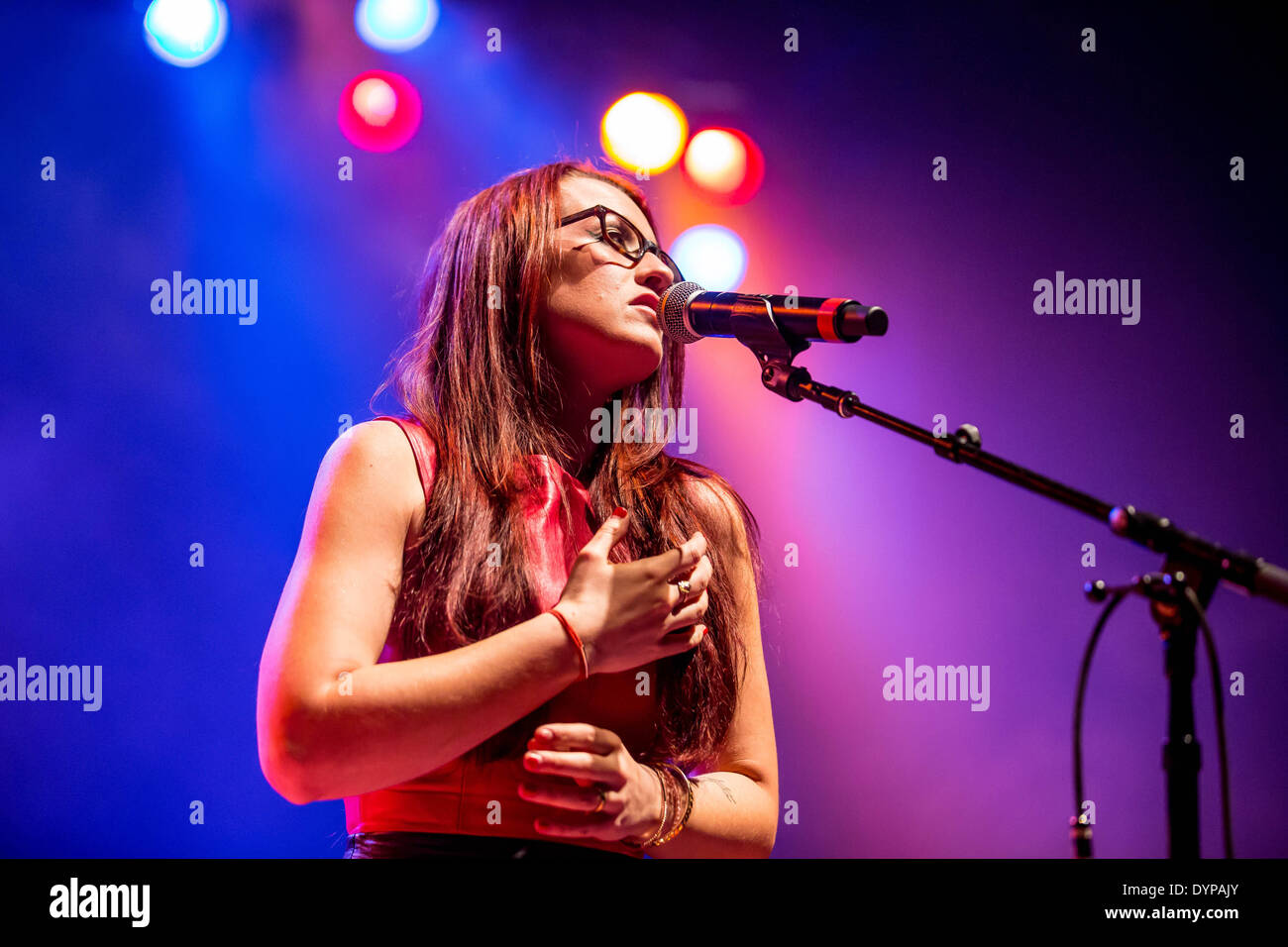 Royal Oak, Michigan, USA. 24th Apr, 2014. American indie-pop singer ...