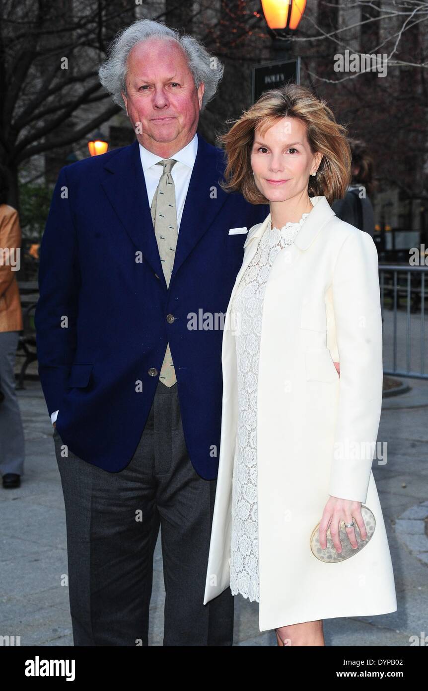 New York, NY, USA. 23rd Apr, 2014. Graydon Carter, Anna Scott Carter at ...