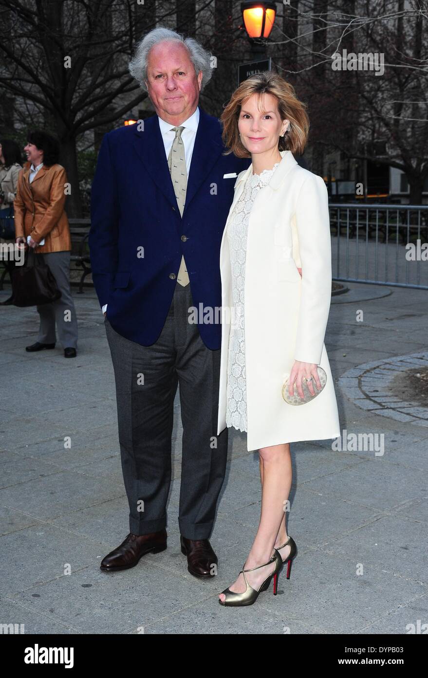 New York, NY, USA. 23rd Apr, 2014. Graydon Carter, Anna Scott Carter at ...