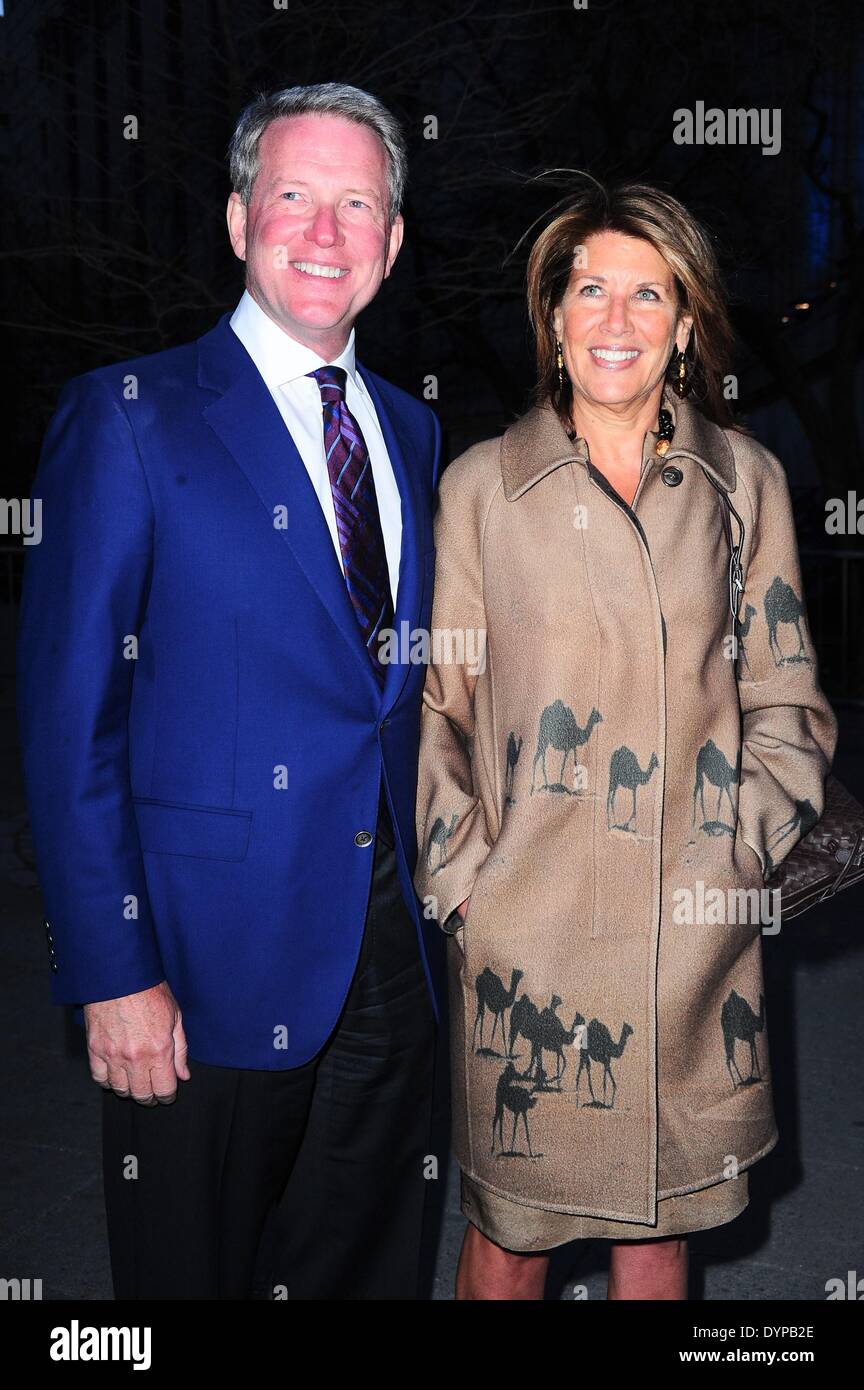 New York, NY, USA. 23rd Apr, 2014. David Westin, Sheri Westin at ...