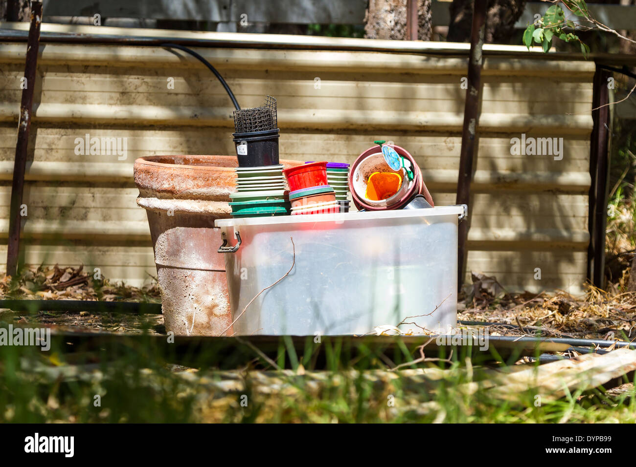 Potting plastic pots hi-res stock photography and images - Alamy