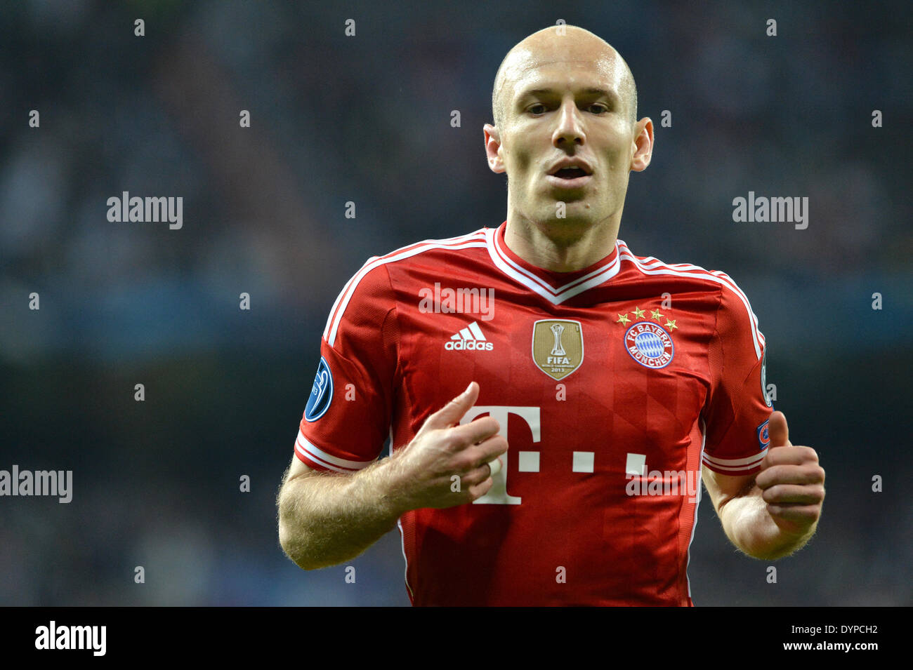 Bayerns Munich's Arjen Robben in action during the UEFA Champions ...