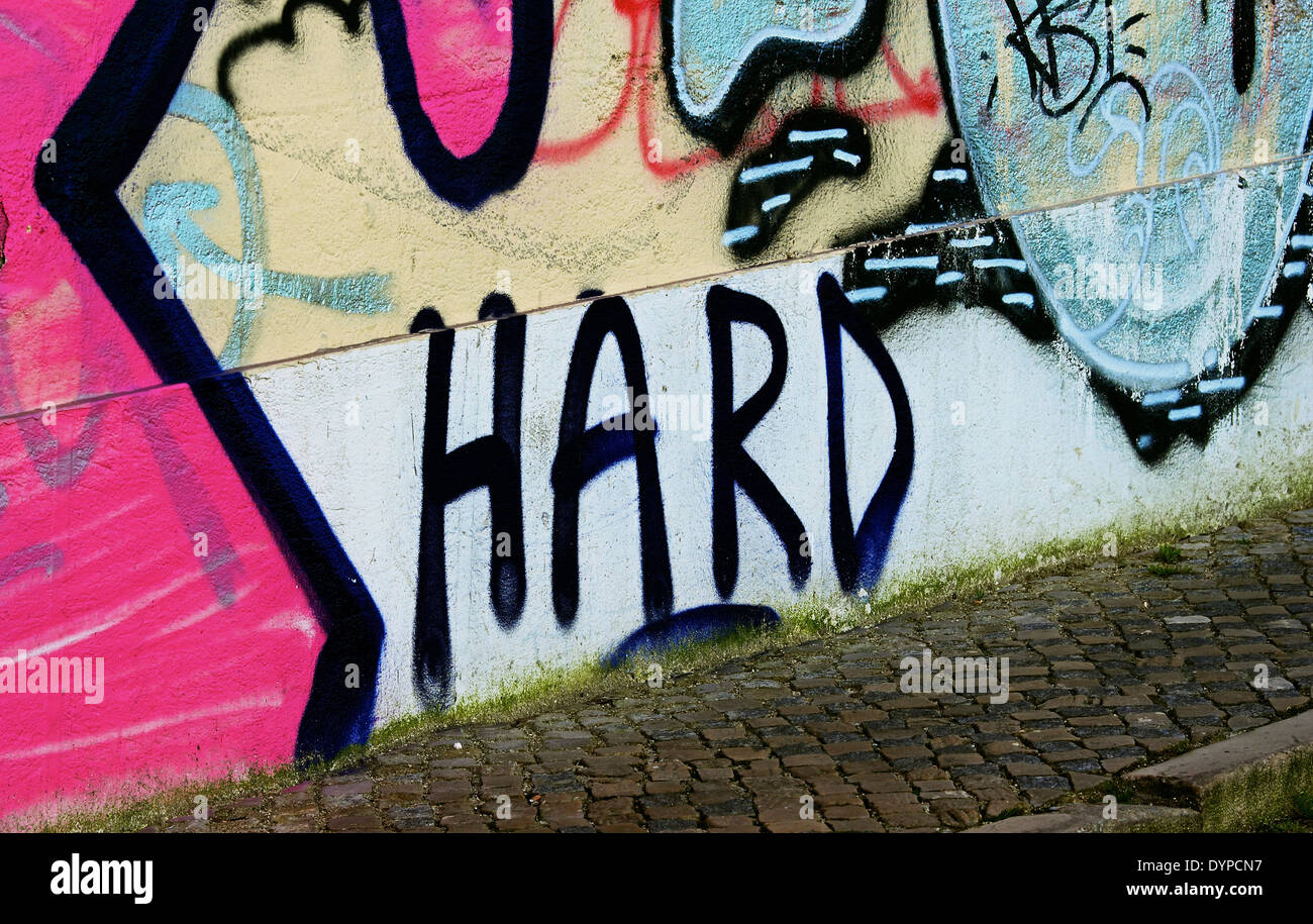Urban graffiti street art Lisbon Portugal western Europe Stock Photo ...