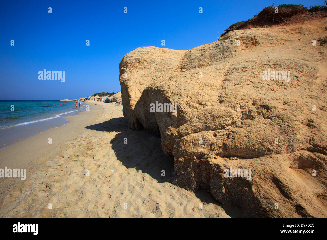 Alyko beach, Naxos, Cyclades Islands, Greece Stock Photo - Alamy
