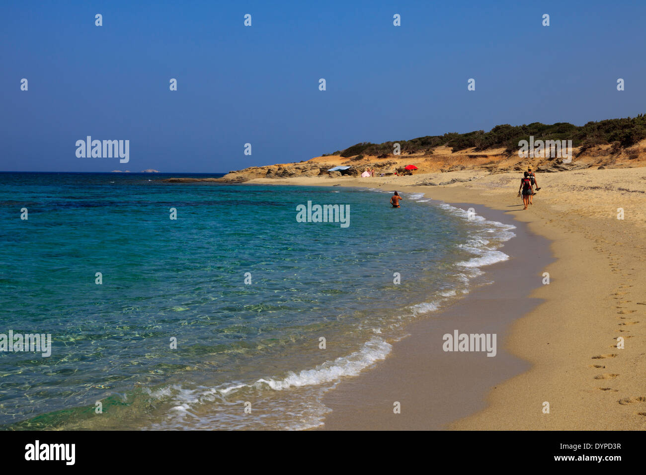 Alyko beach, Naxos, Cyclades Islands, Greece Stock Photo - Alamy