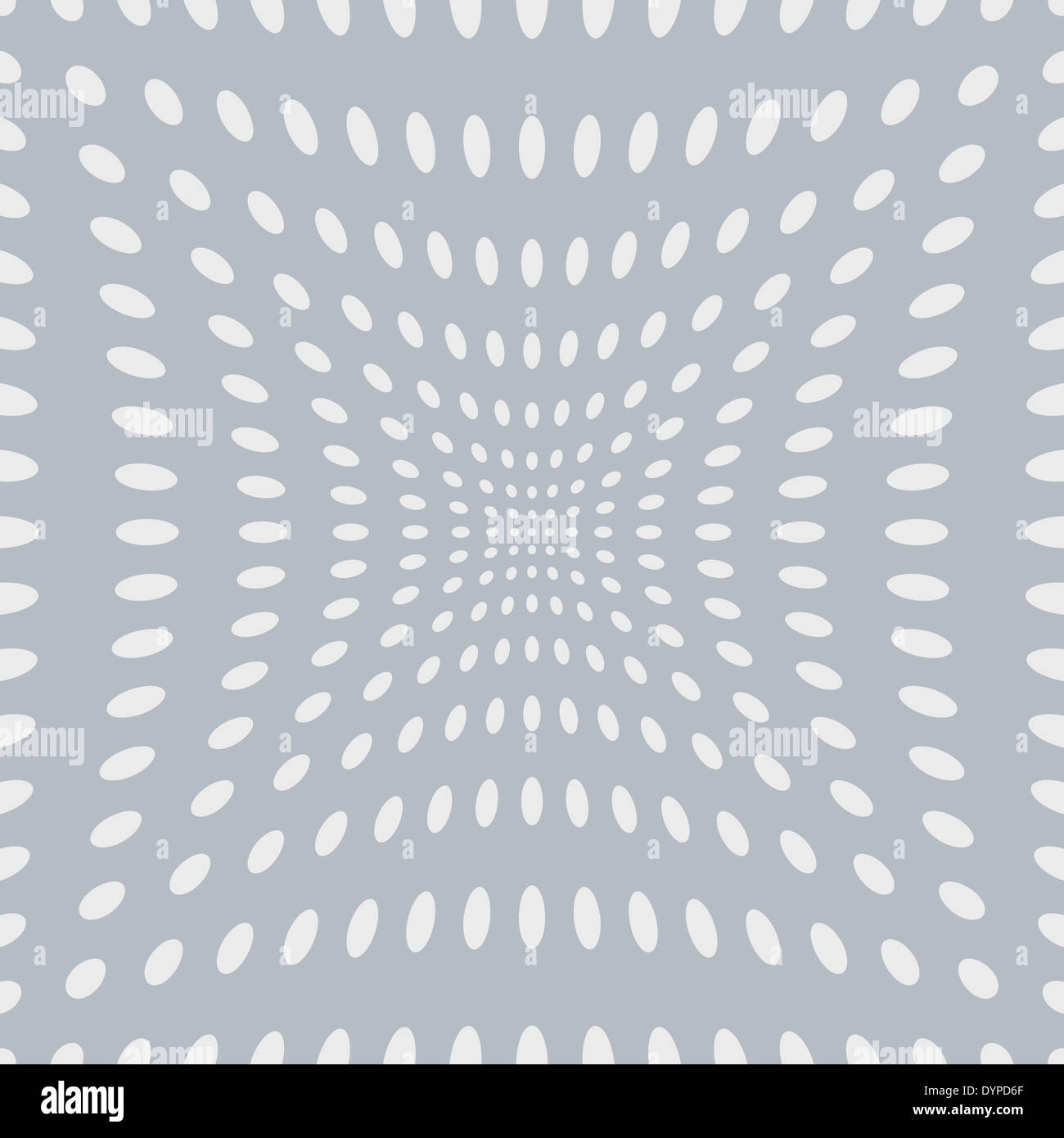 Abstract background with perspective perforated pattern in white and ...