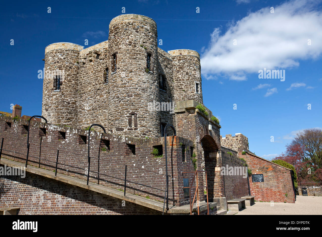 A landscape view of Rye Castle Ypres Tower Stock Photo - Alamy