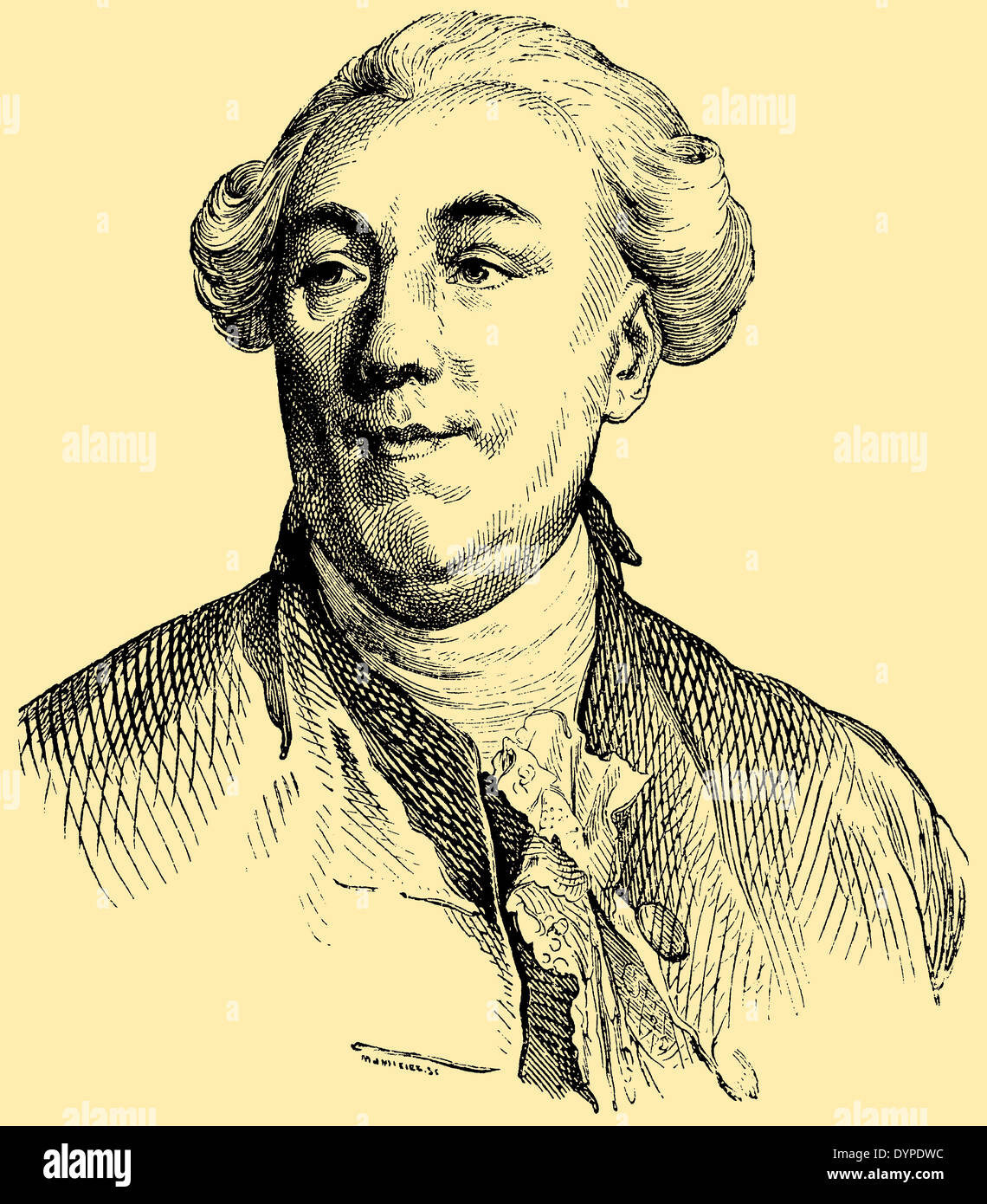 Jacques Necker (born September 30, 1732, died April 9, 1804 Stock Photo ...