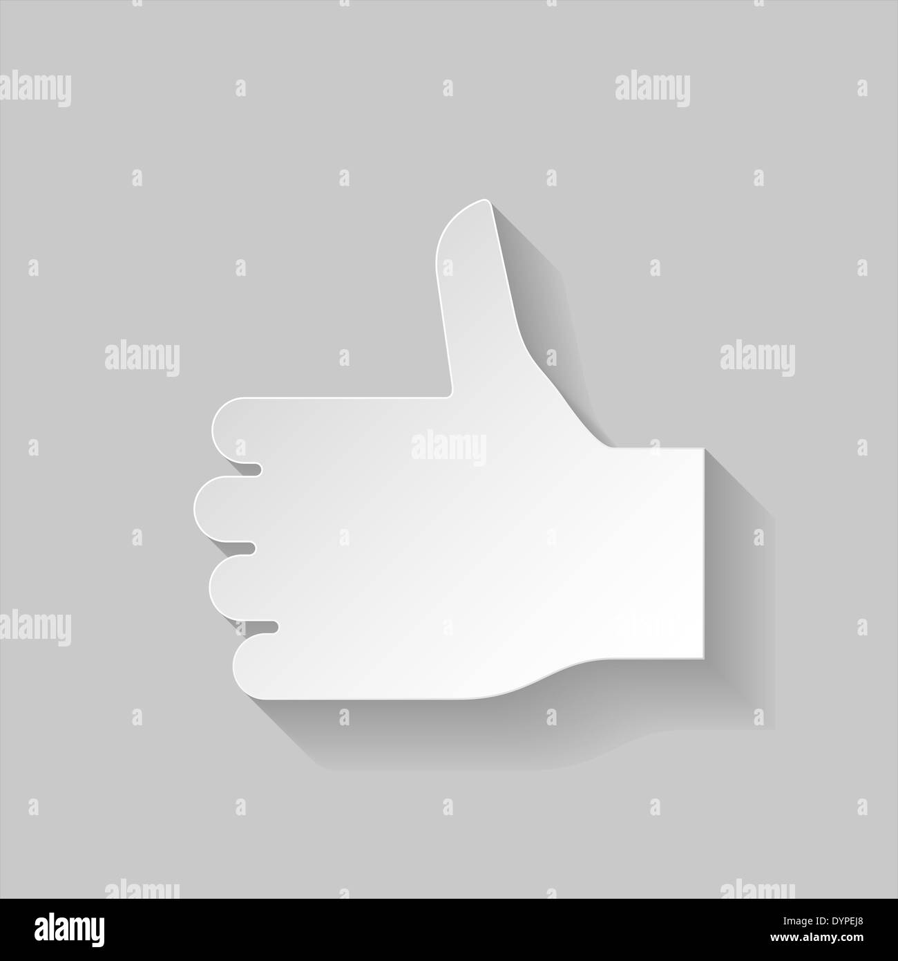 Thumbs up signal Black and White Stock Photos & Images - Alamy