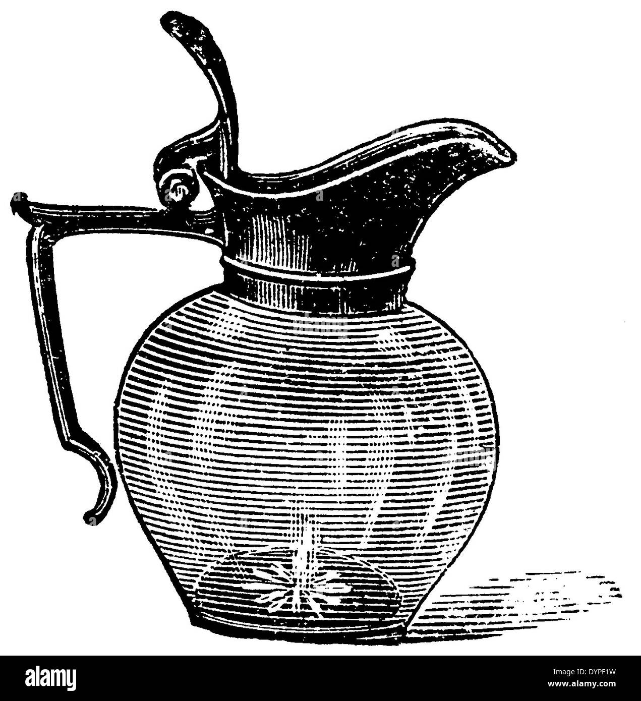 Old jug Black and White Stock Photos & Images - Alamy