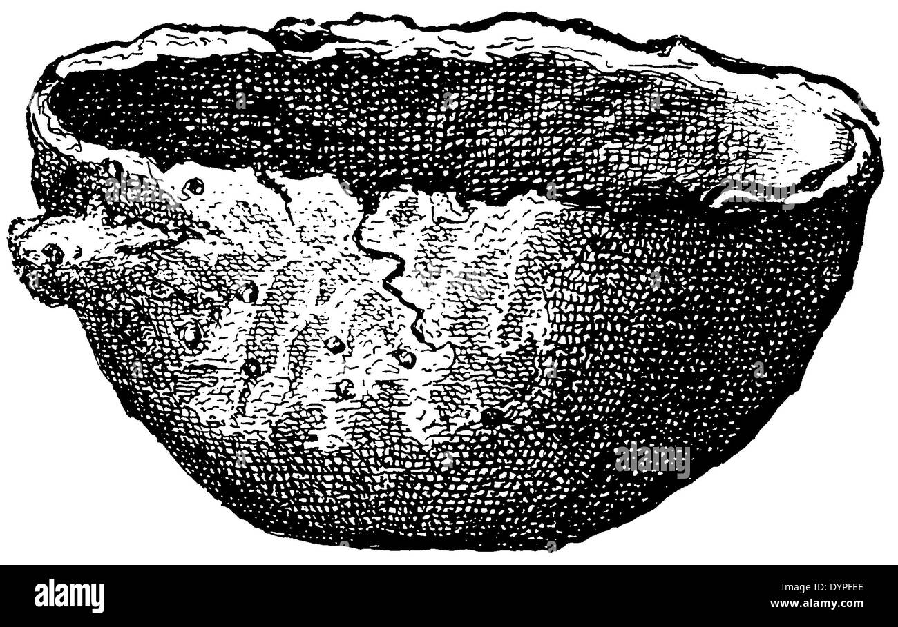 Stone age clay pot Black and White Stock Photos & Images - Alamy