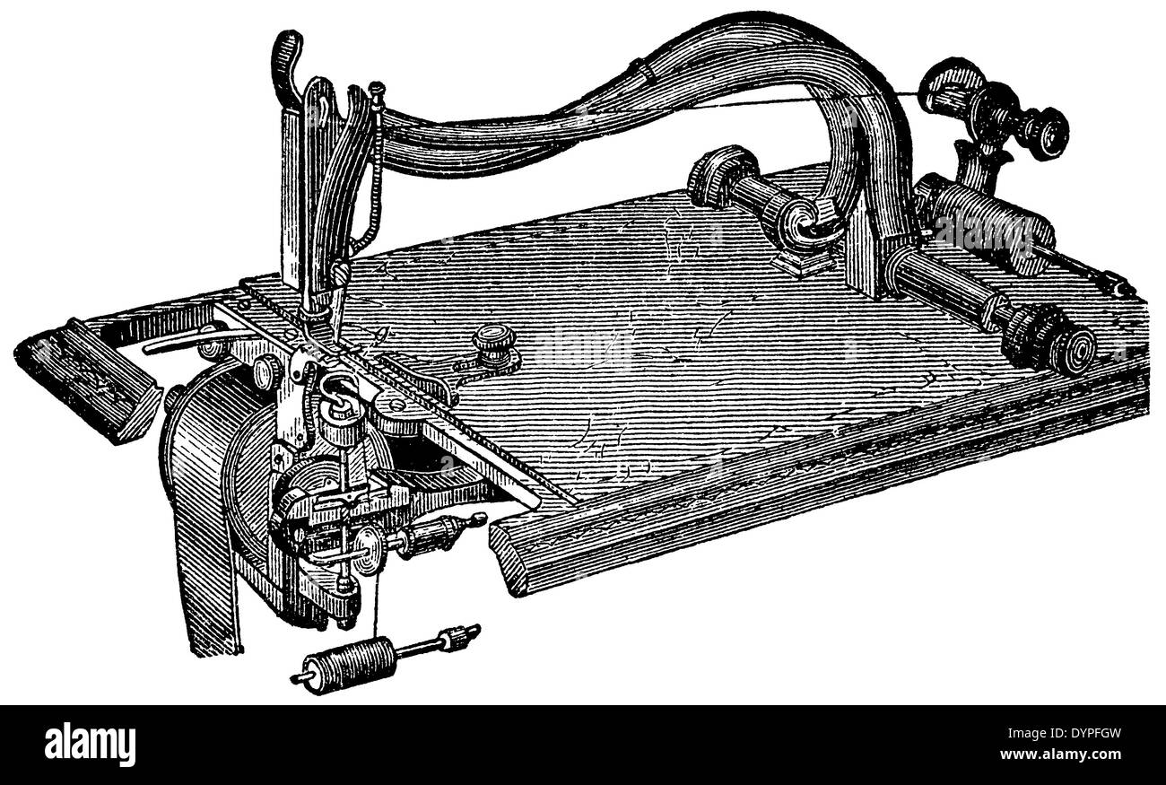 Grover & Baker machine Stock Photo - Alamy