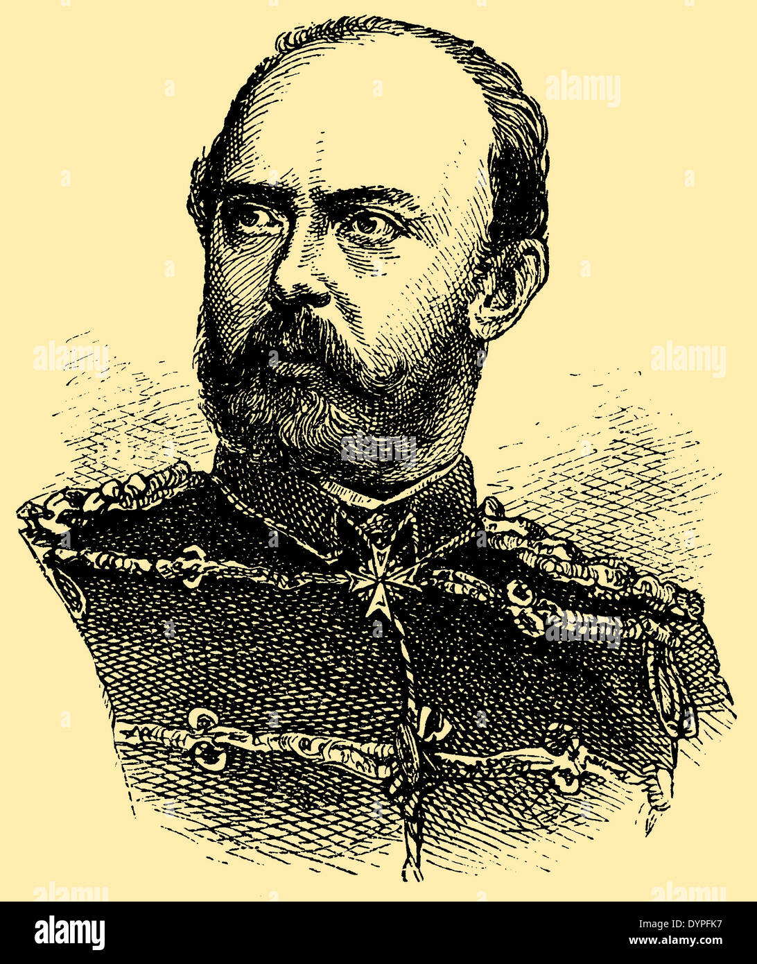 Portrait of prince friedrich karl of prussia hi-res stock photography ...