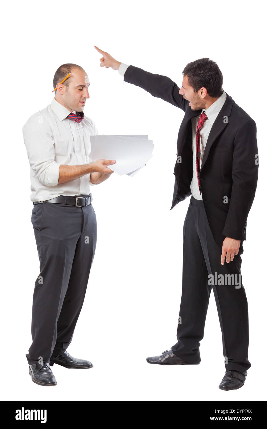 Firing employee Cut Out Stock Images & Pictures - Alamy