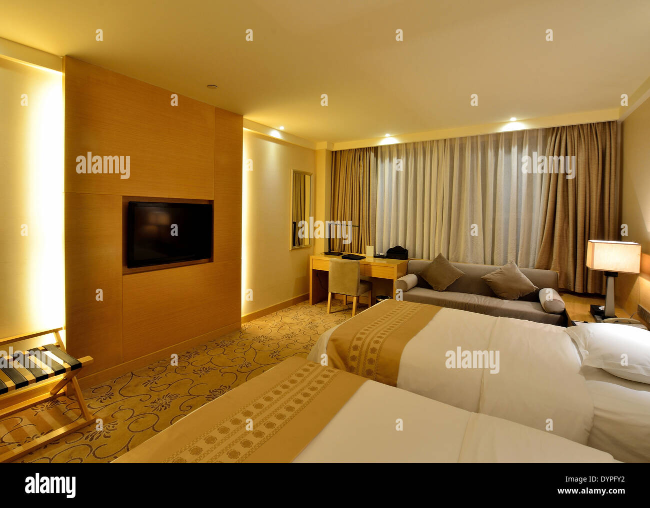 Luxury hotel room Stock Photo - Alamy