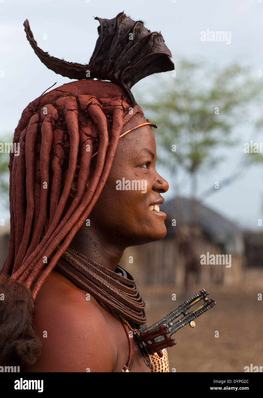 Himba Woman, Epupa, Namibia Stock Photo - Alamy