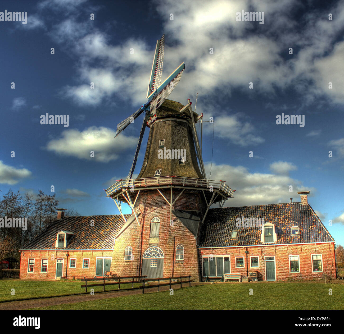 Three storey smock mill hi-res stock photography and images - Alamy
