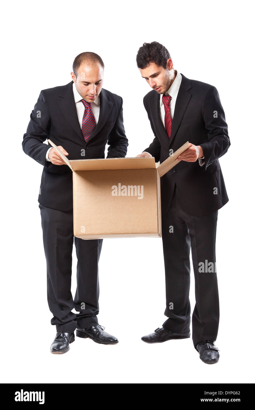 Person standing inside a box Cut Out Stock Images & Pictures - Alamy