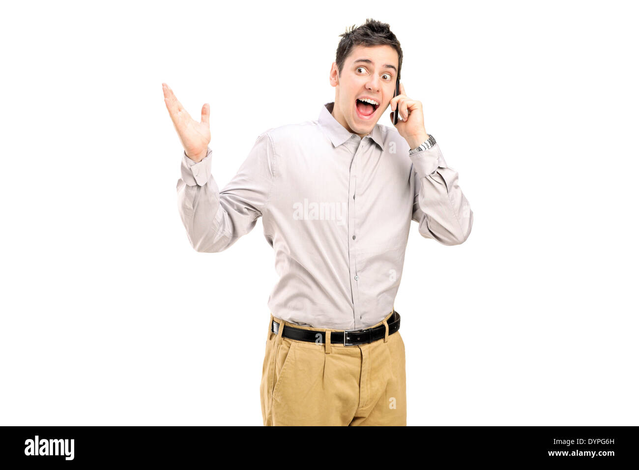 Speaking loud phone hi-res stock photography and images - Alamy