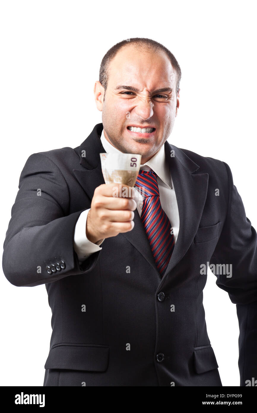 Man waving his fist hi-res stock photography and images - Alamy