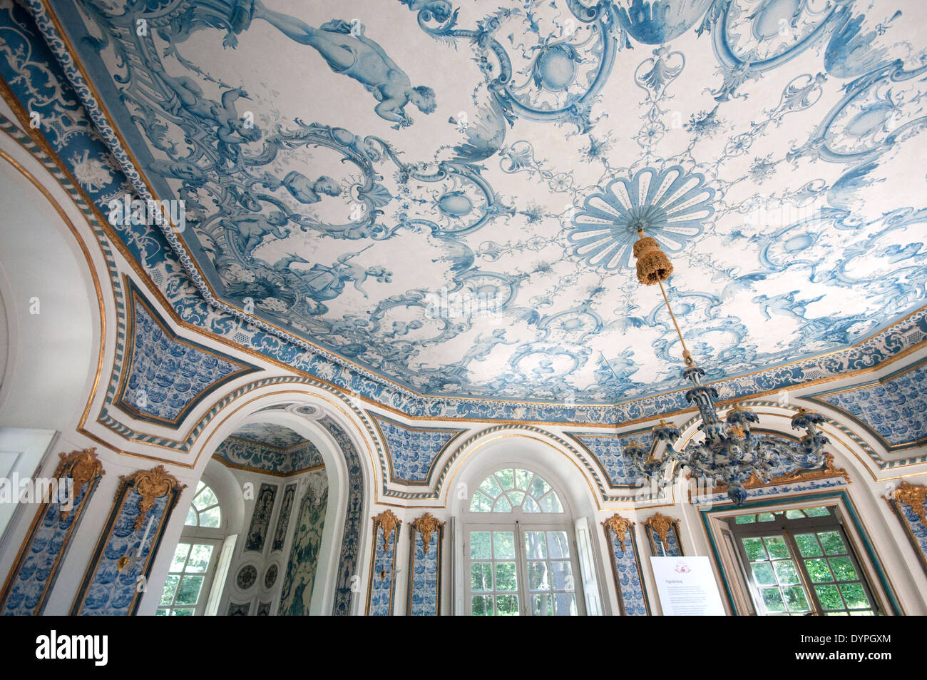 Nymphenburg castle ceiling hi-res stock photography and images - Alamy