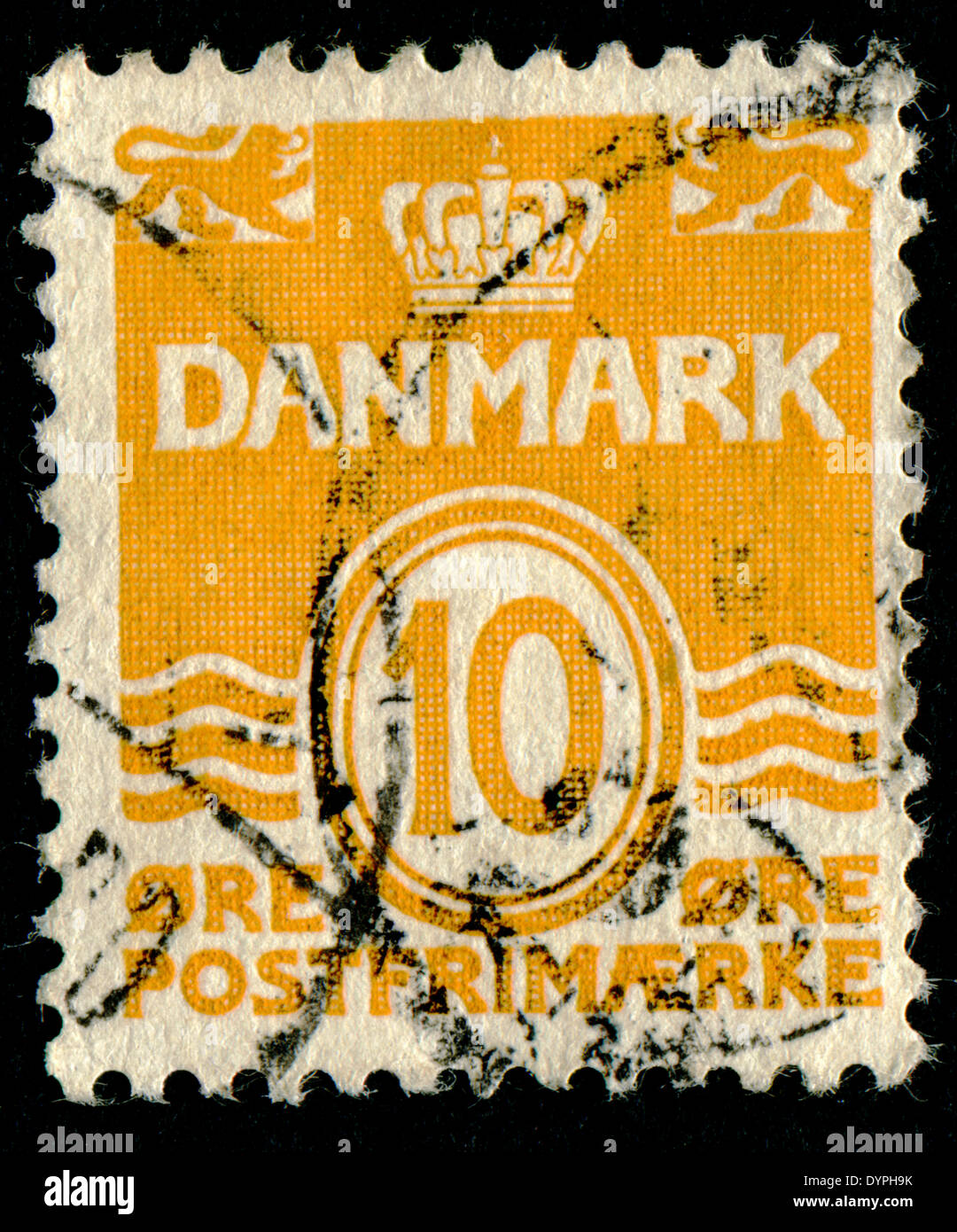 DENMARK - CIRCA 1960 : a stamp printed in Denmark shows 50 crowns ...