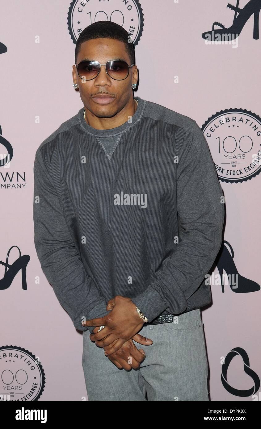 New York, NY, USA. 23rd Apr, 2014. Nelly at arrivals for The Brown Shoe ...