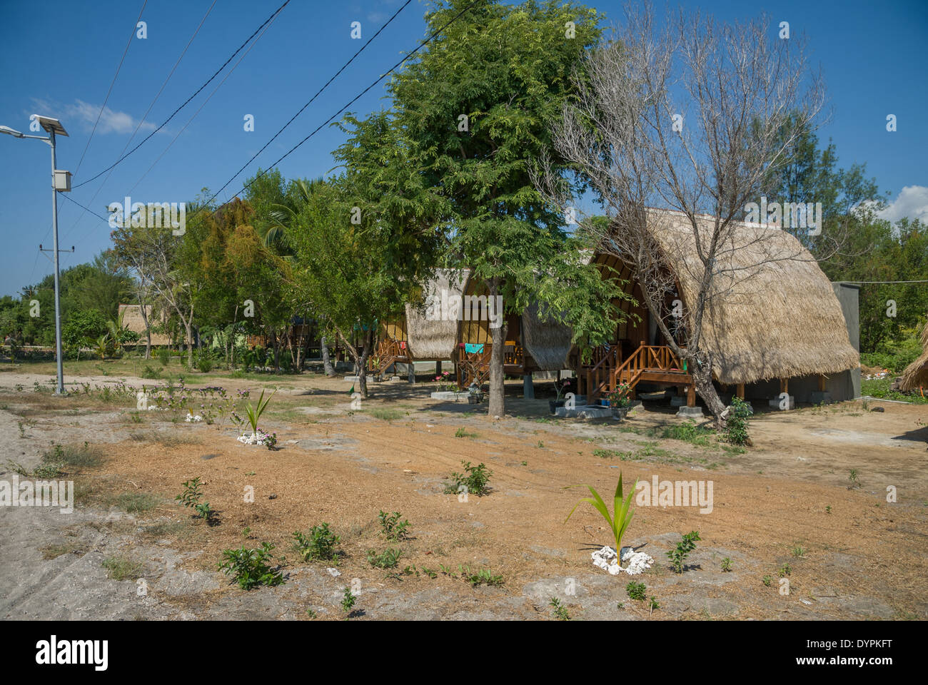 Nusa Lembongan houses Indonesia Stock Photo - Alamy