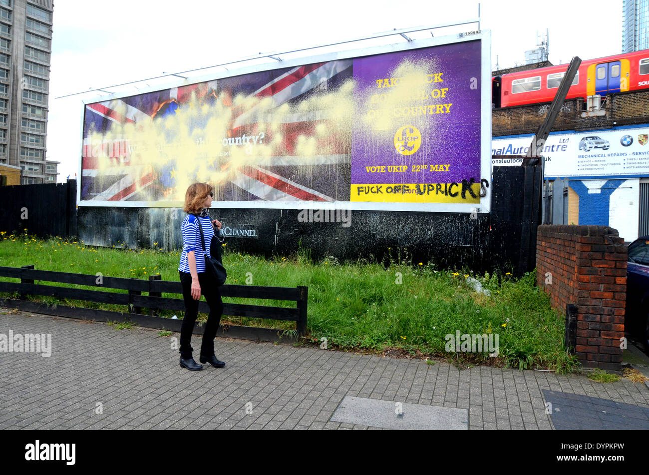 Ukip poster london hi-res stock photography and images - Alamy