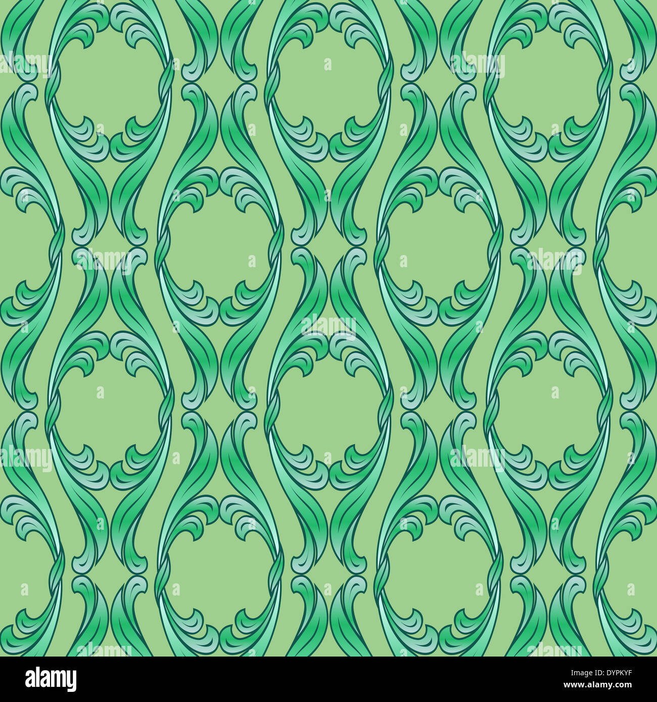 Abstract background with floral pattern in green shades Stock Photo - Alamy