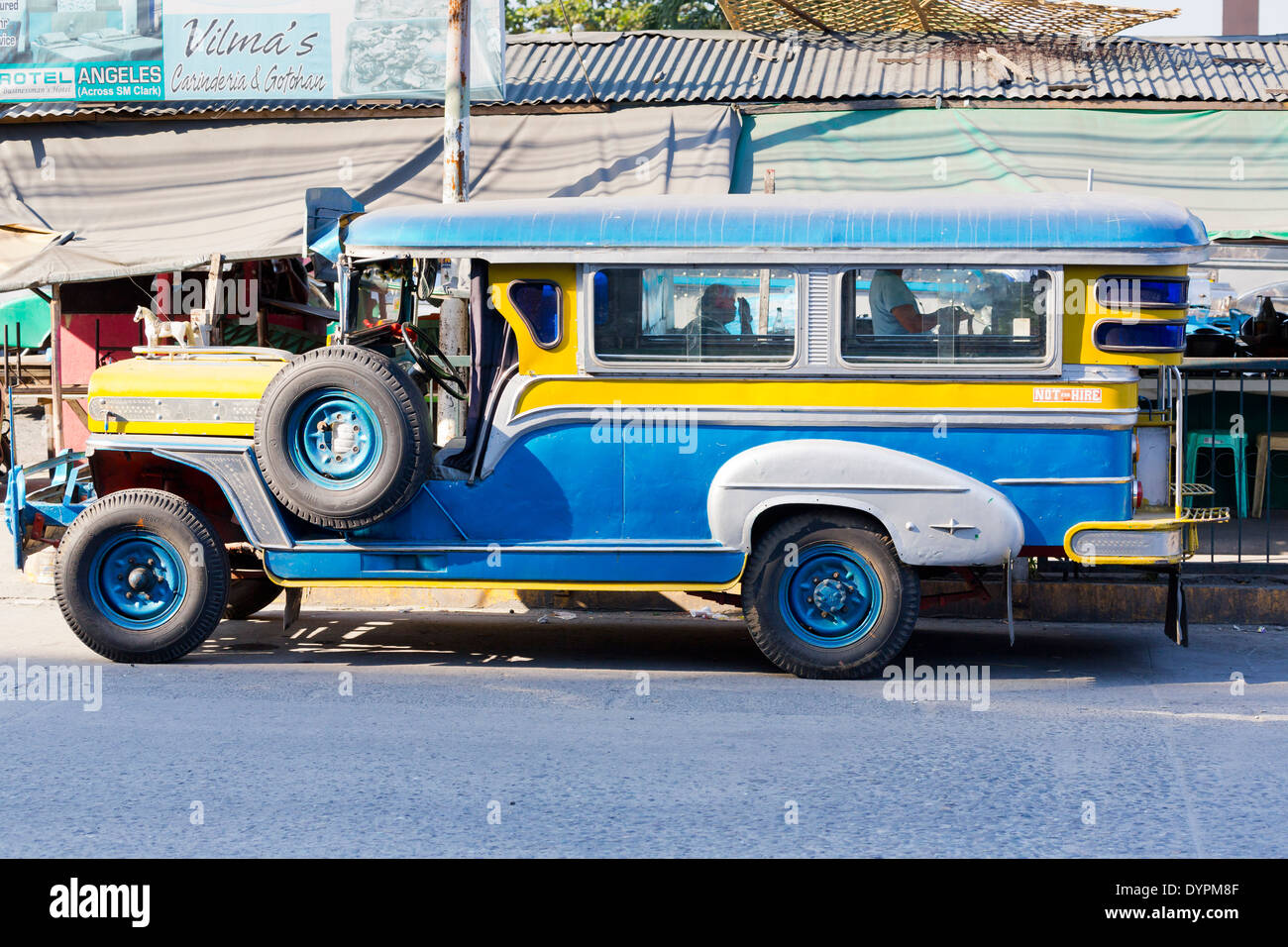 Jeepney in Angeles City, Luzon, Philippines Stock Photo - Alamy