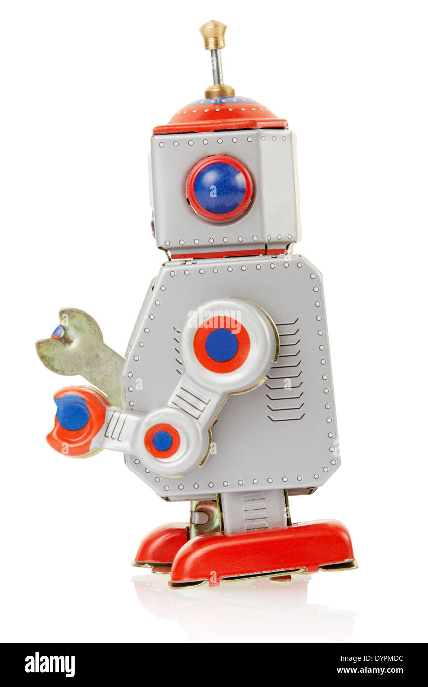 Robot toy vintage hi-res stock photography and images - Alamy