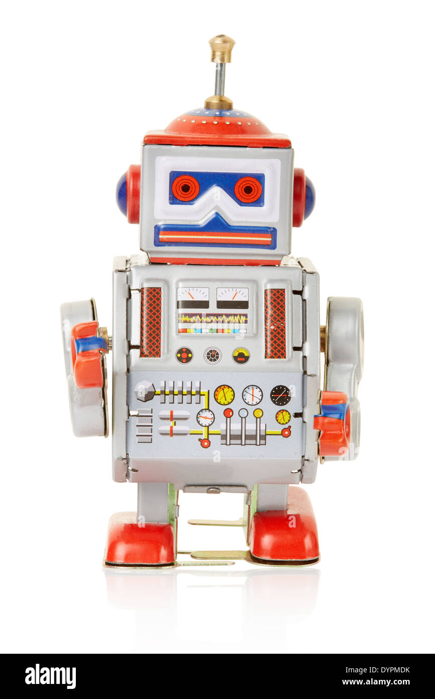 Robot vintage toy Stock Photo - Alamy