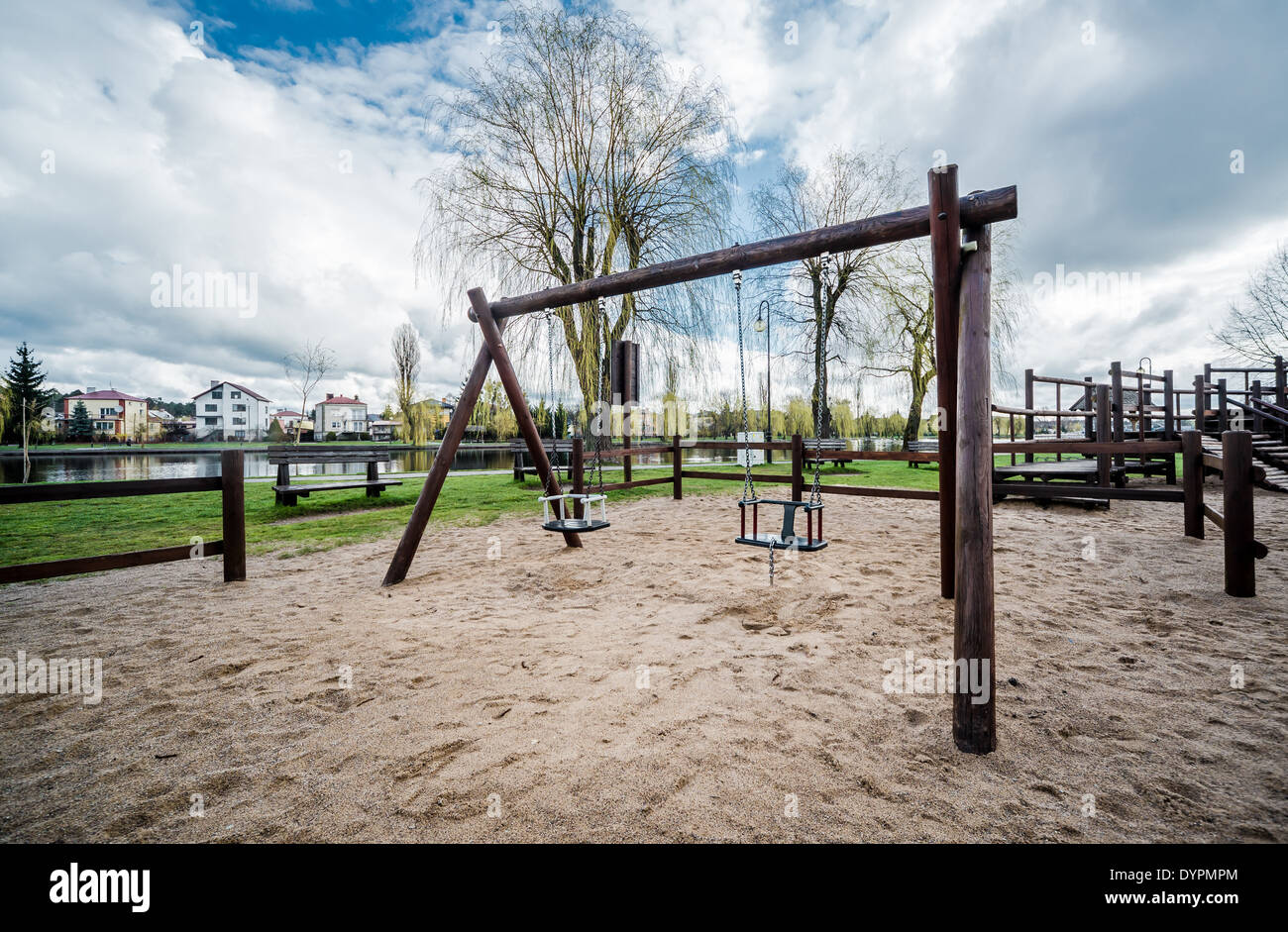 Timber swings hi-res stock photography and images - Alamy