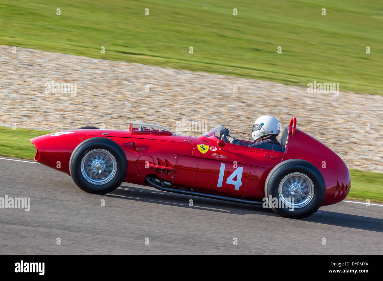 1960 Ferrari 246 Dino with driver Tony Smith during the Brabham Trophy ...