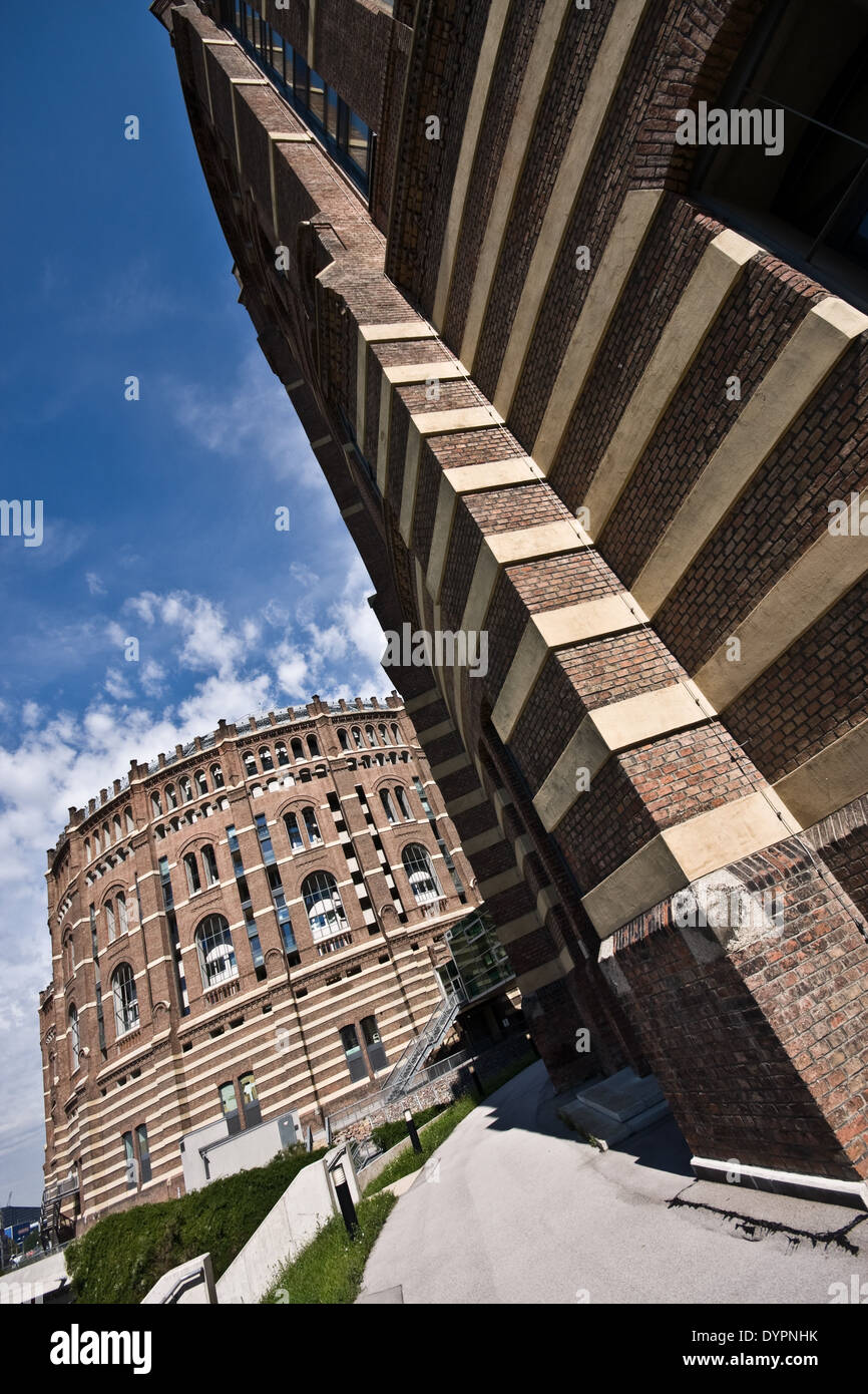 Wohnhausanlage Im Gasometer High Resolution Stock Photography and ...