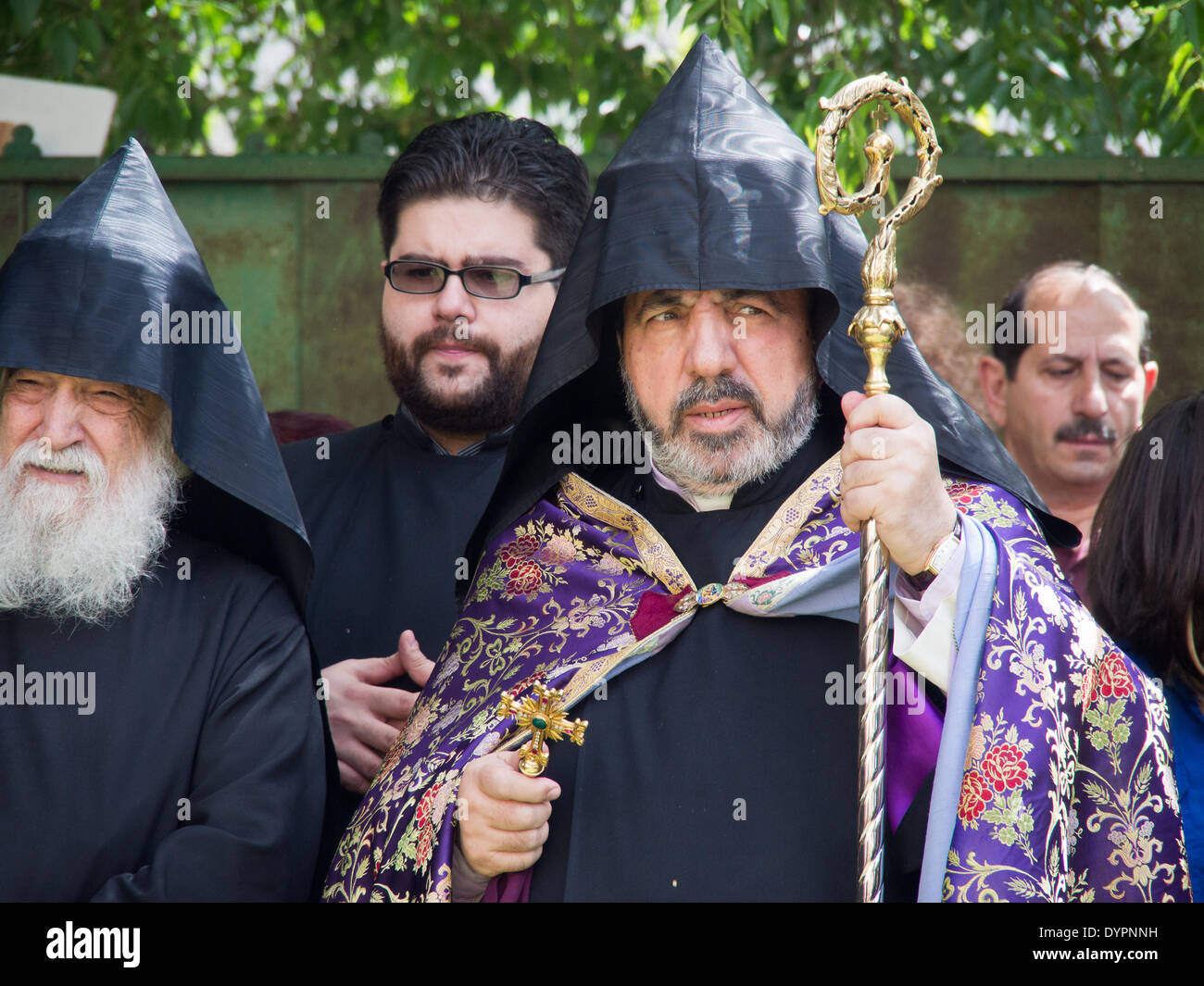 Jerusalem, Israel. 24th Apr, 2014. Armenian Patriarch, Archbishop ...
