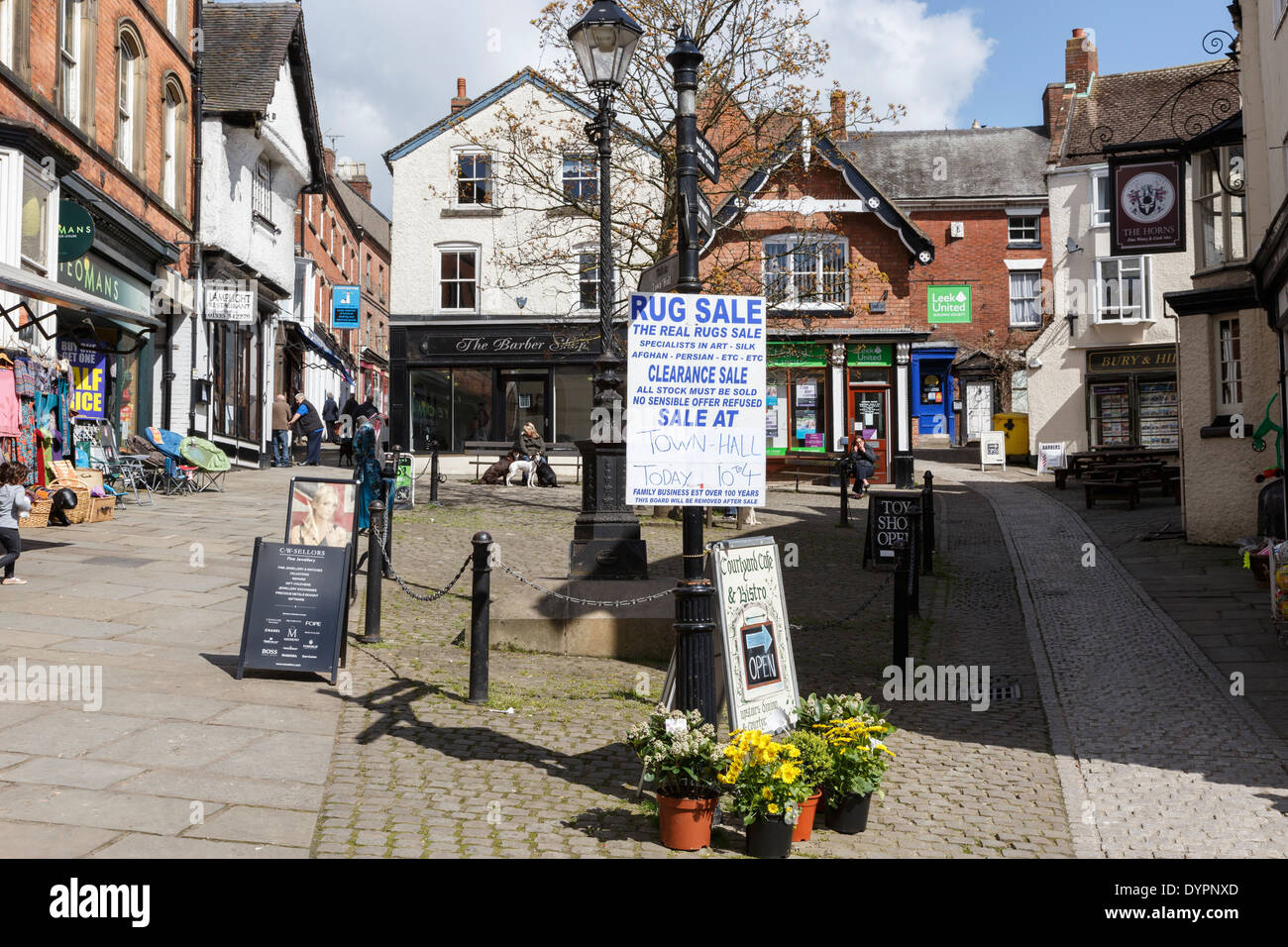 Ashbourne town centre hi-res stock photography and images - Alamy