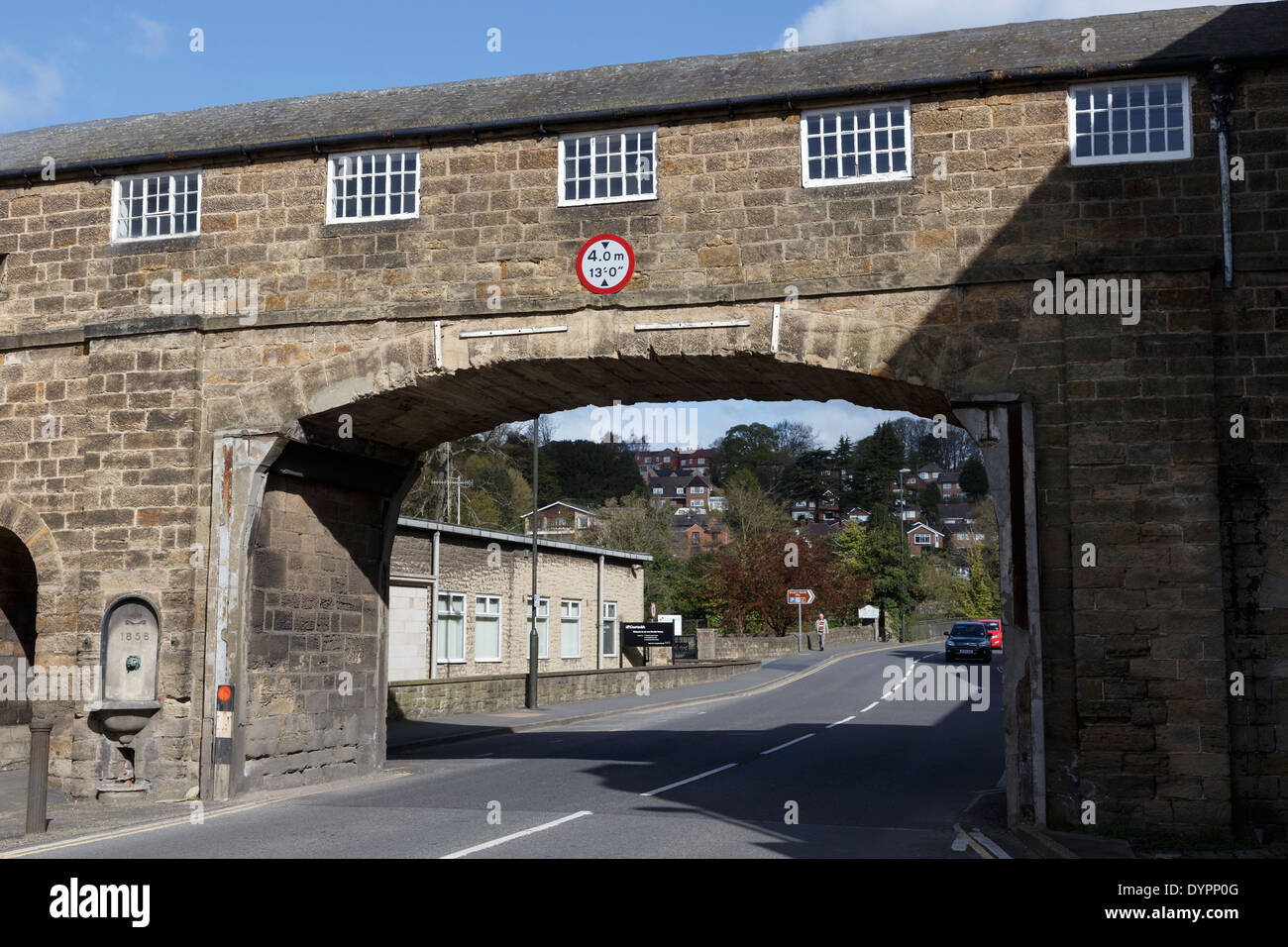 belper town centre derbyshire england uk gb Stock Photo - Alamy
