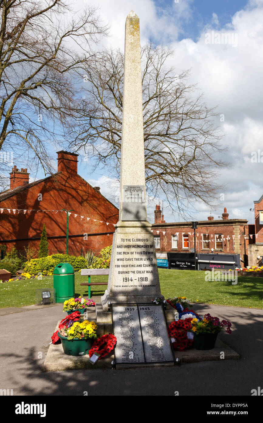 Belper war memorial hi-res stock photography and images - Alamy