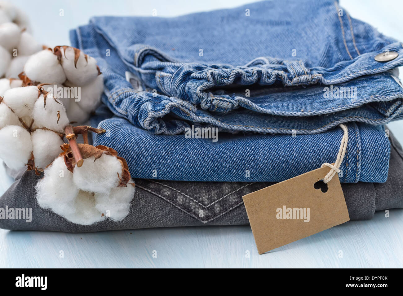Pure cotton denim hi-res stock photography and images - Alamy