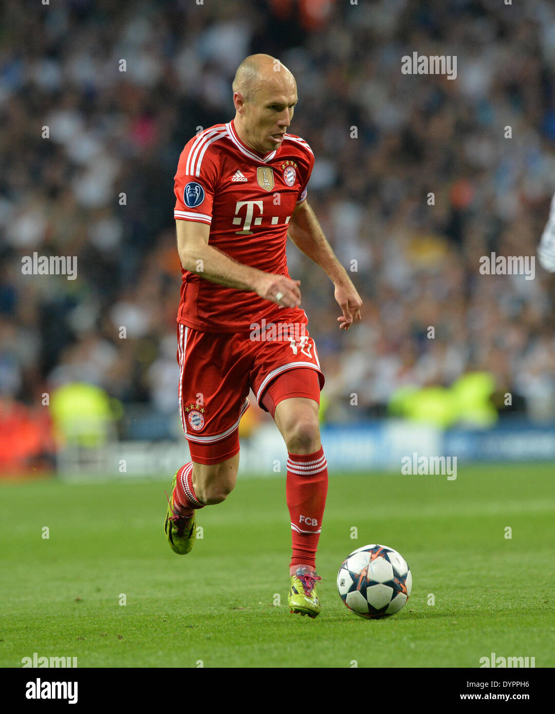 Munich's Arjen Robben in action during the UEFA Champions League semi ...