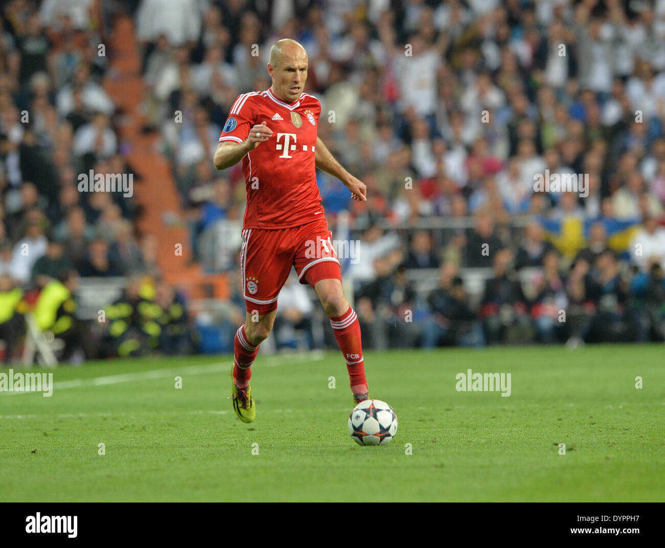 Munich's Arjen Robben in action during the UEFA Champions League semi ...