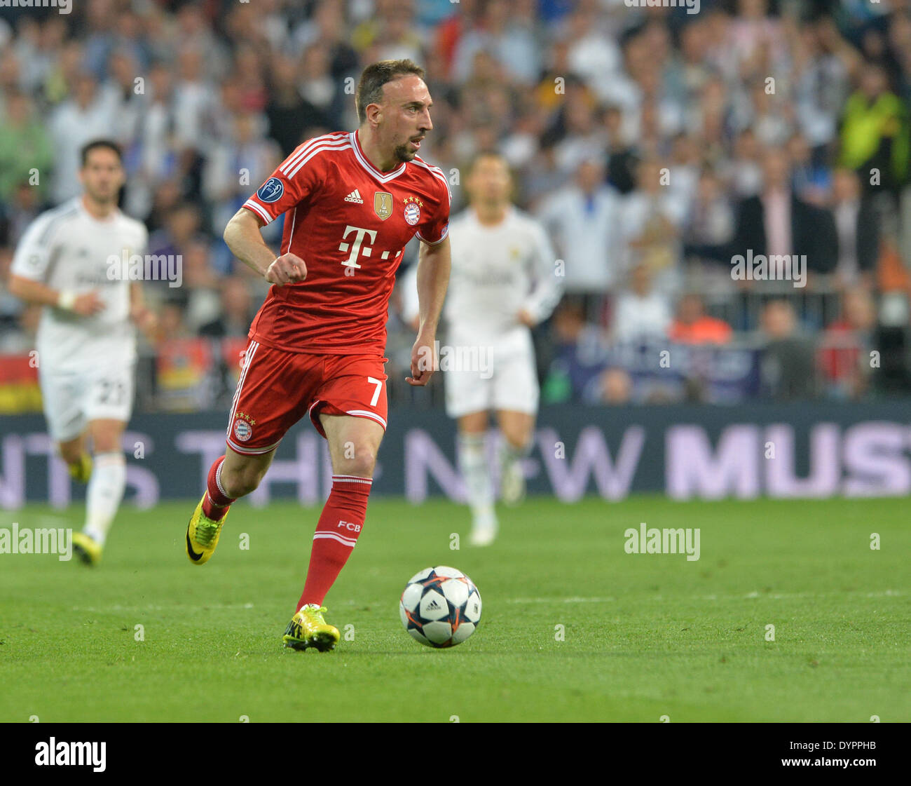 Munich's Franck Ribery in action during the UEFA Champions League semi ...