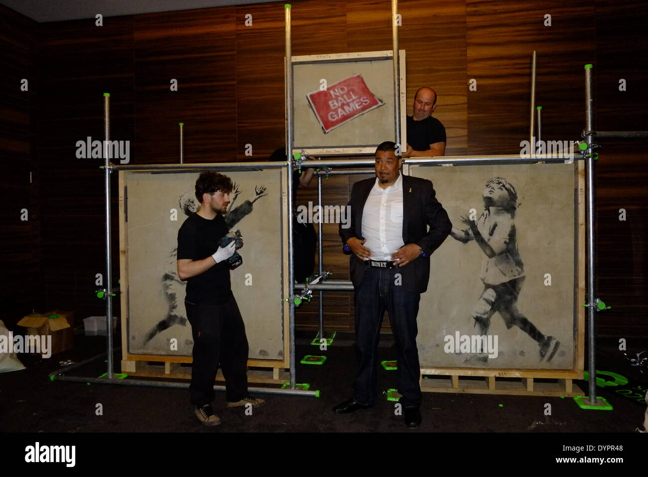London, UK. 24th Apr, 2014. STEALING BANKSY? is the 2014 project ...