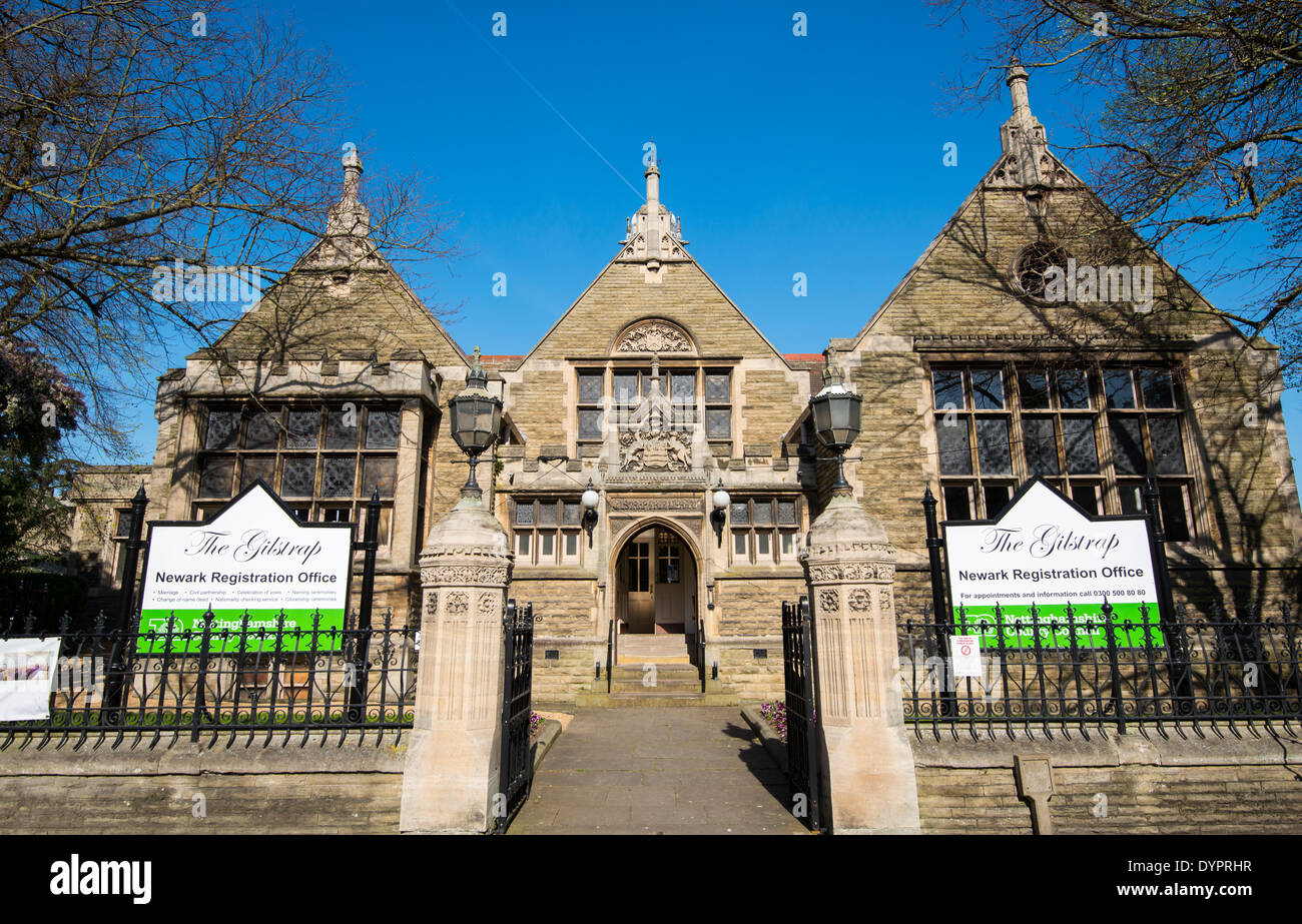 The Registry Office in Newark on Trent, Nottinghamshire England UK ...