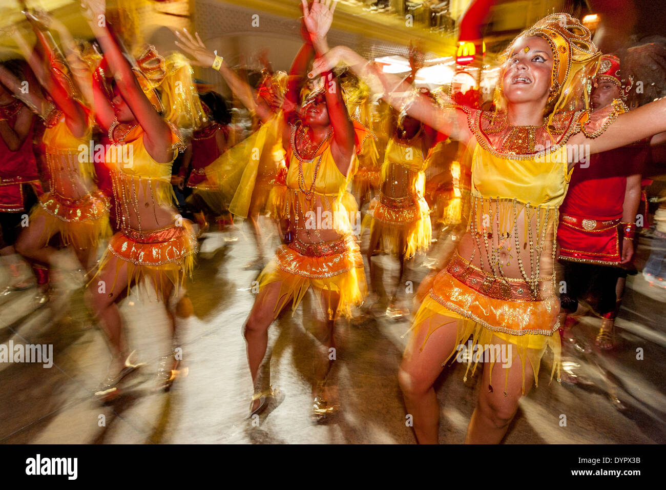 Street Dancing, Cozumel Carnival, Cozumel Island, Quintana Roo, Mexico ...