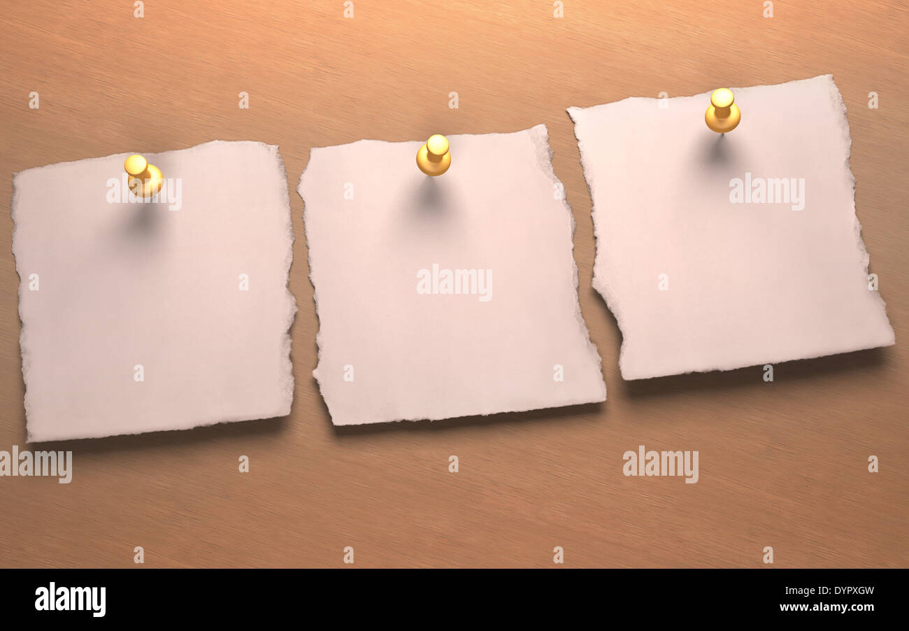 Your text on blank pieces of paper. Clipping path included Stock Photo ...