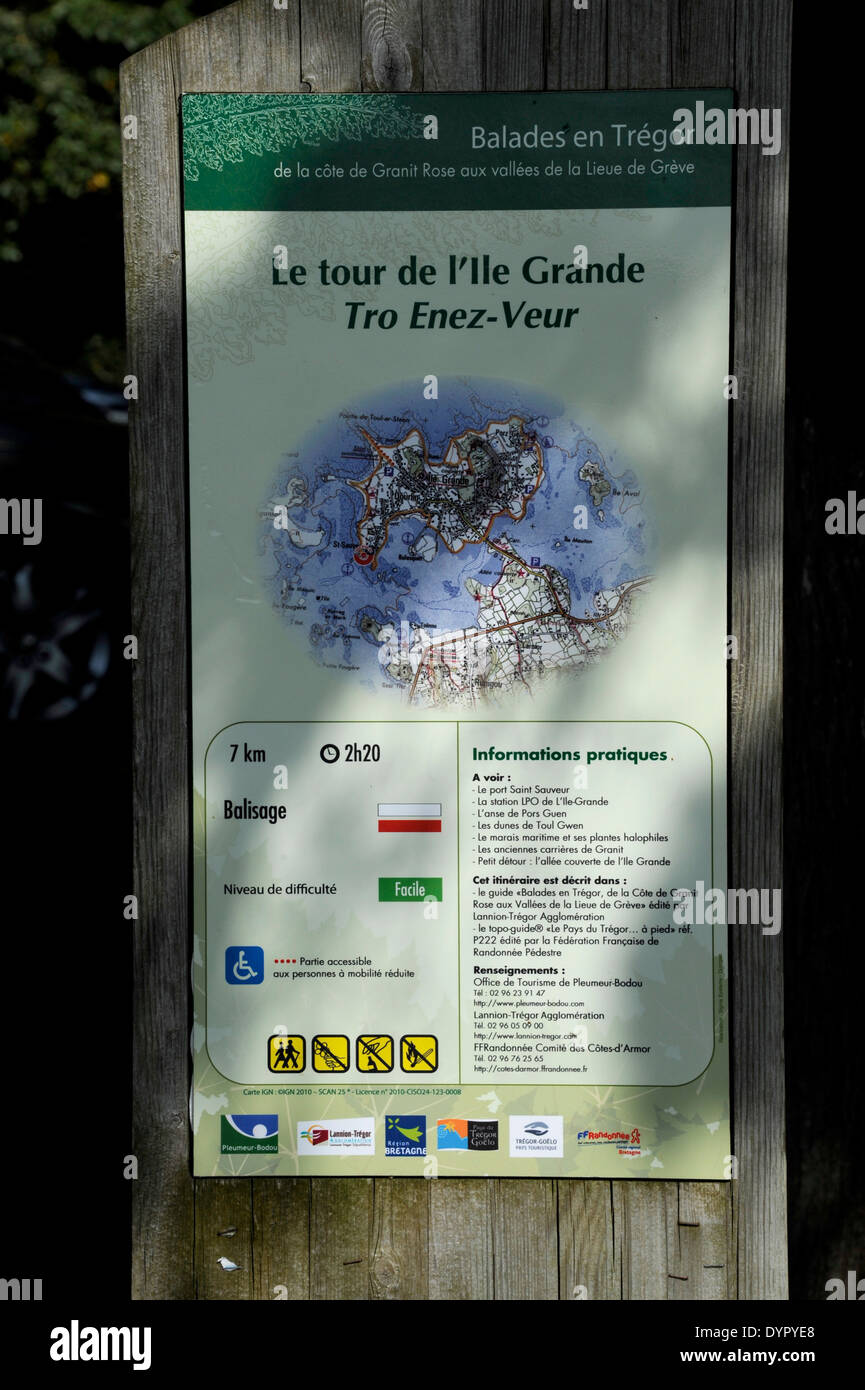 Lannion map hi-res stock photography and images - Alamy