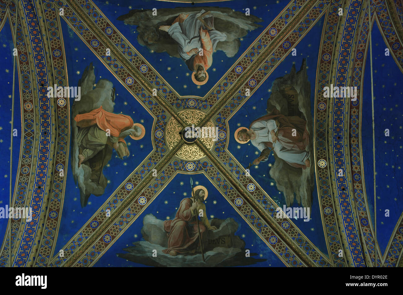 Gothic Art. Italy. Rome. Saint Mary above Minerva. Built between 13th ...